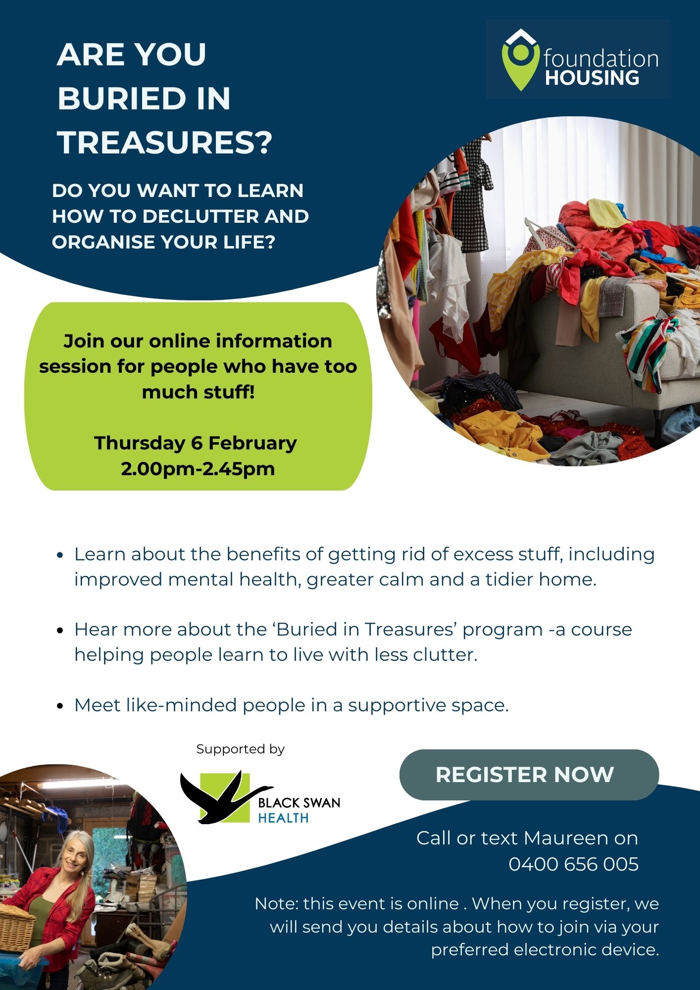 Buried in Treasures Intro Online Session (info about decluttering and ...